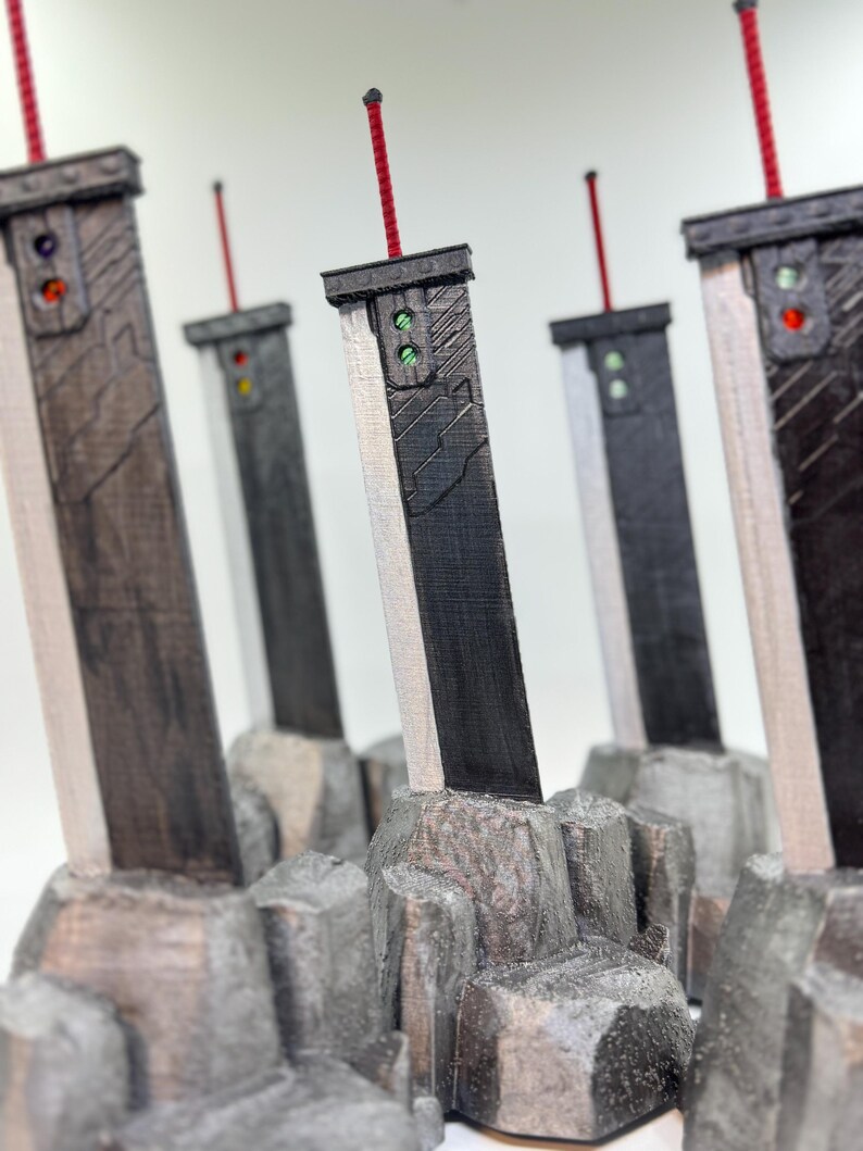 Final Fantasy VII Buster Sword in Stone - Etsy