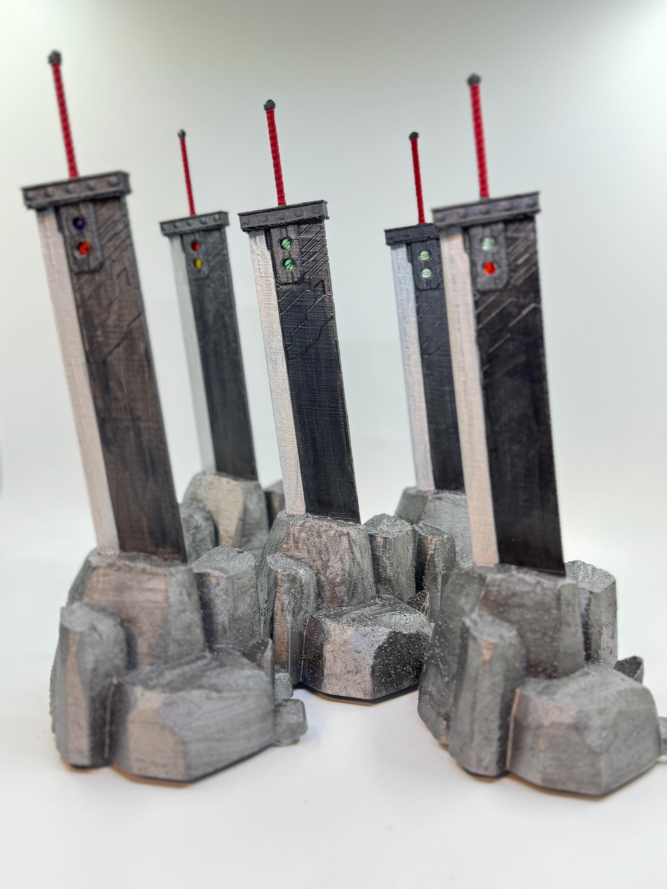 Final Fantasy VII Buster Sword in Stone - Etsy