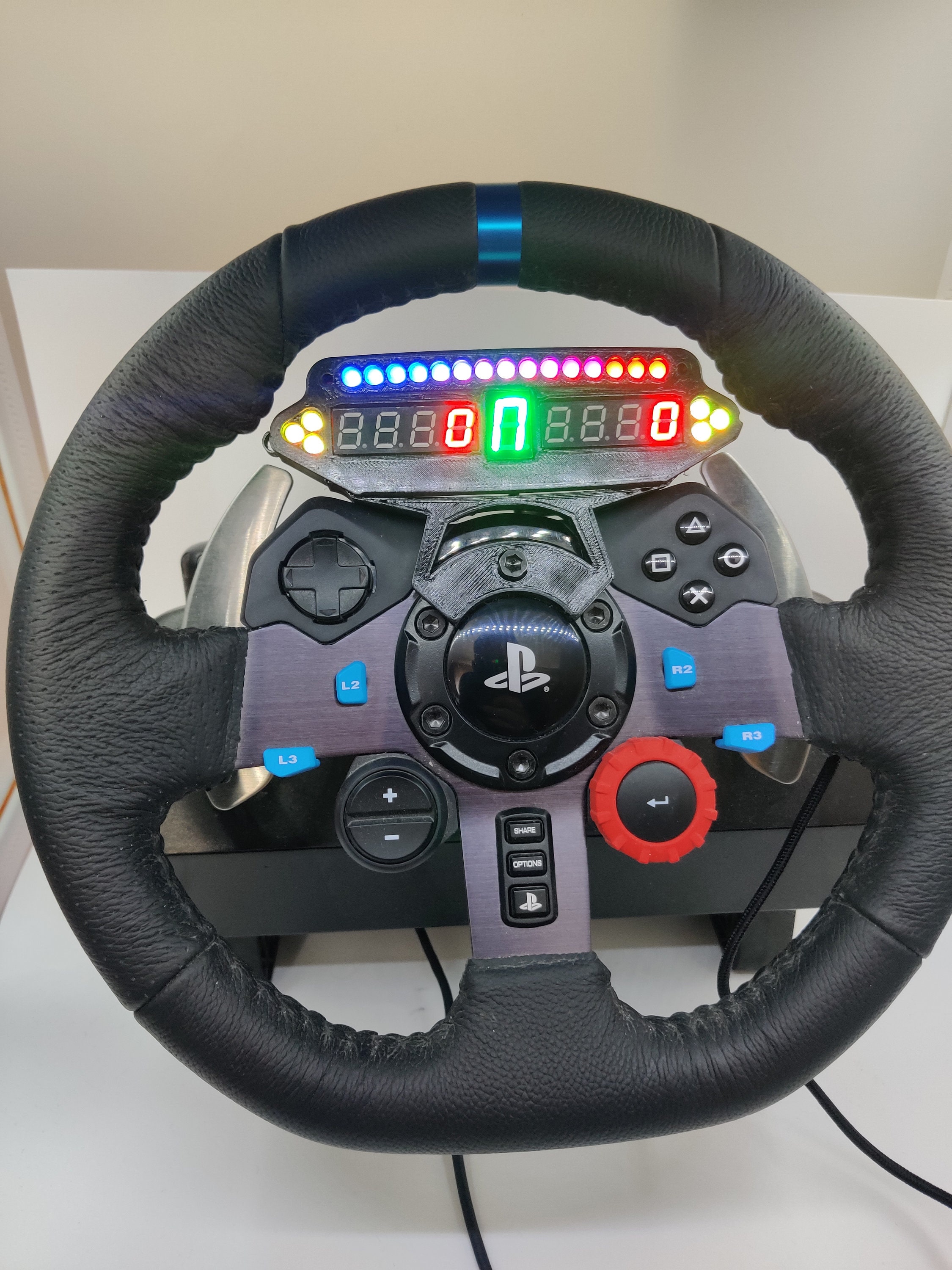 Shift Rev Indicator Sim Racing Display for Logitech G25/G27/G29 Wheels ...