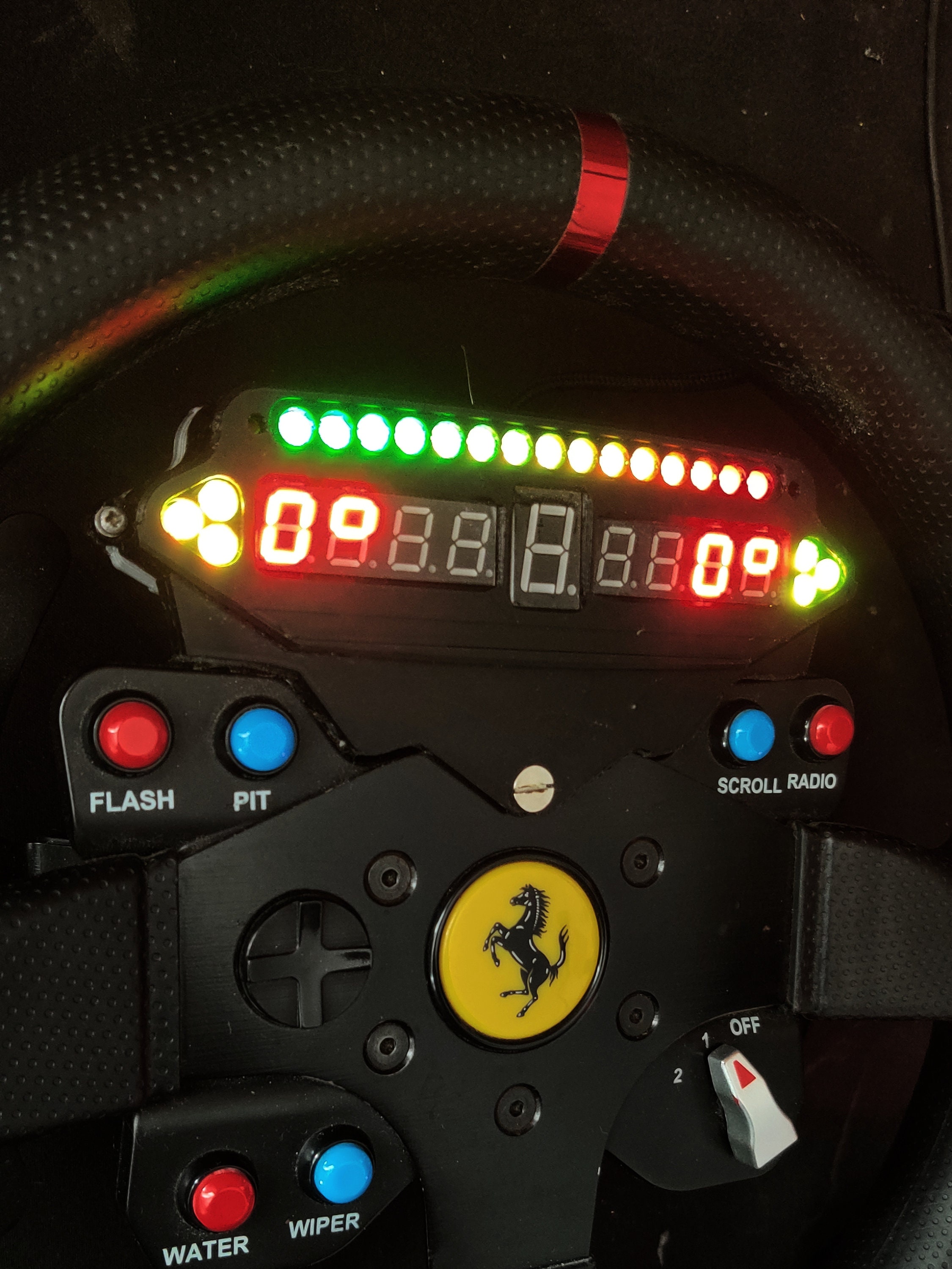 Shift Rev Indicator Sim Racing Display for Thrustmaster T300/T500 GT ...