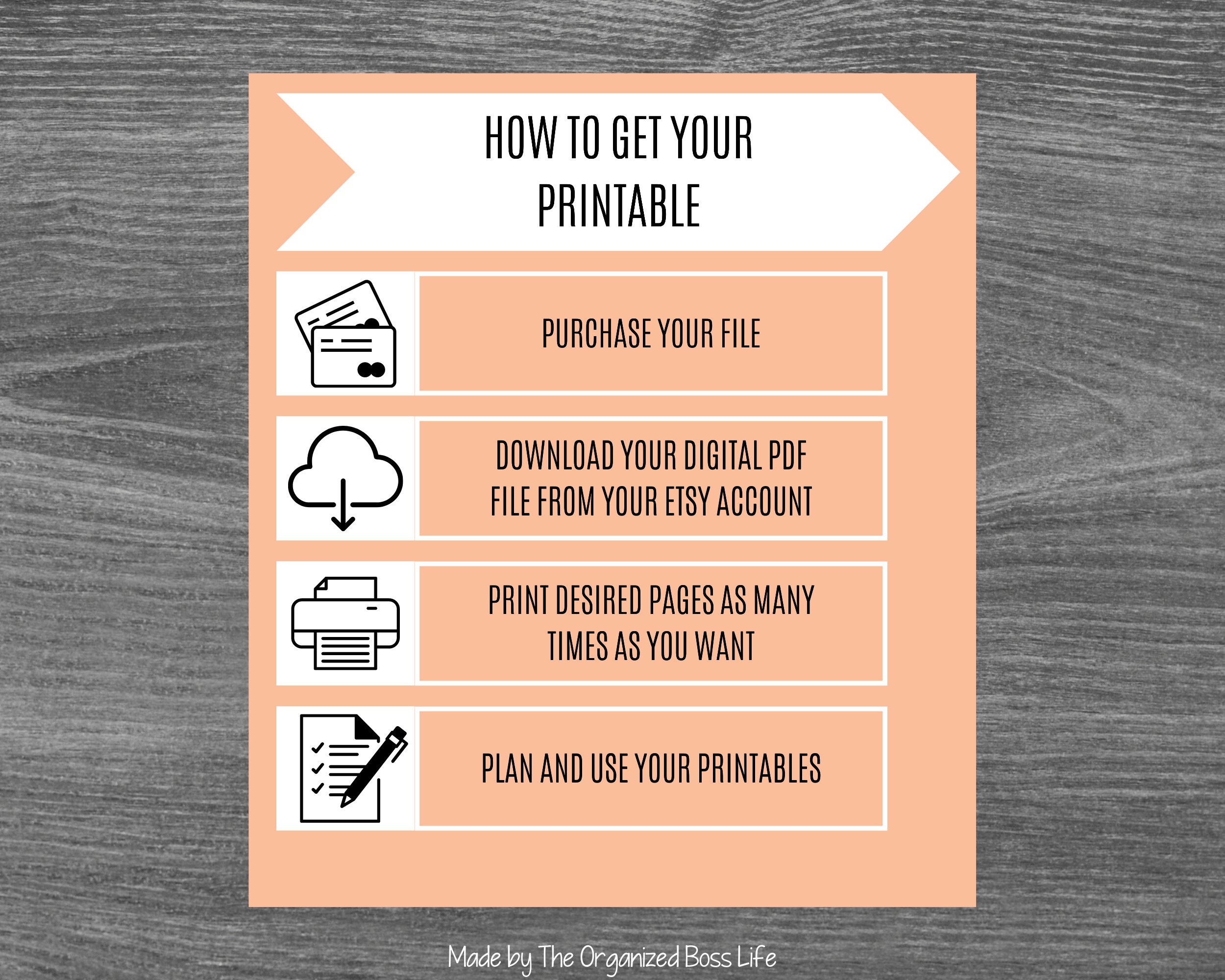 Printable, Planner Inserts, Routine, Habit Tracker, Home Tracker, Small ...