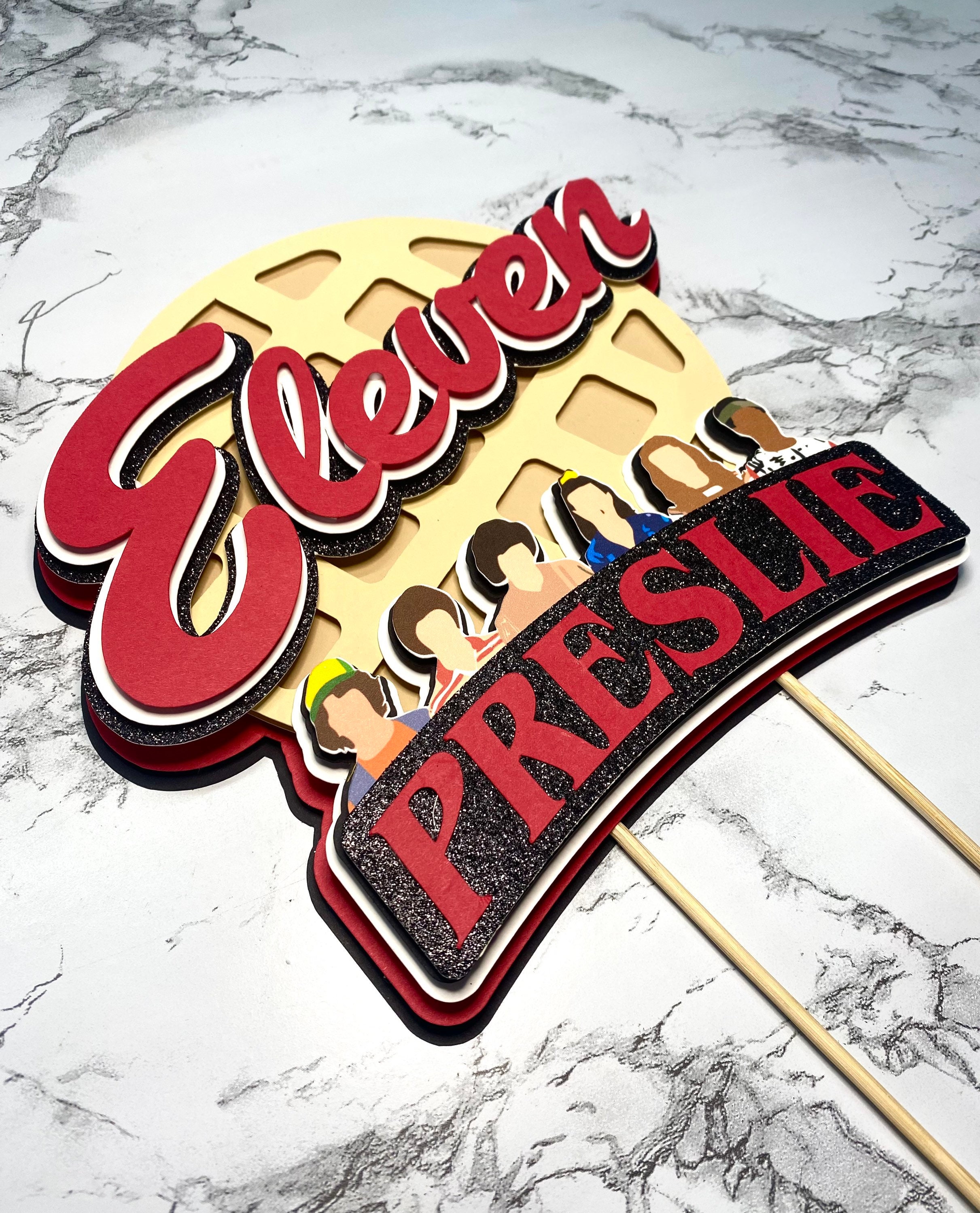 Eleven Cake Topper Eleven Party Decor Stranger Things - Etsy