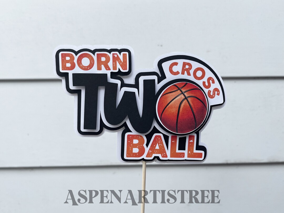 Born Two Ball Cake Topper Born Two Ball Party Decorations Boys 2nd ...