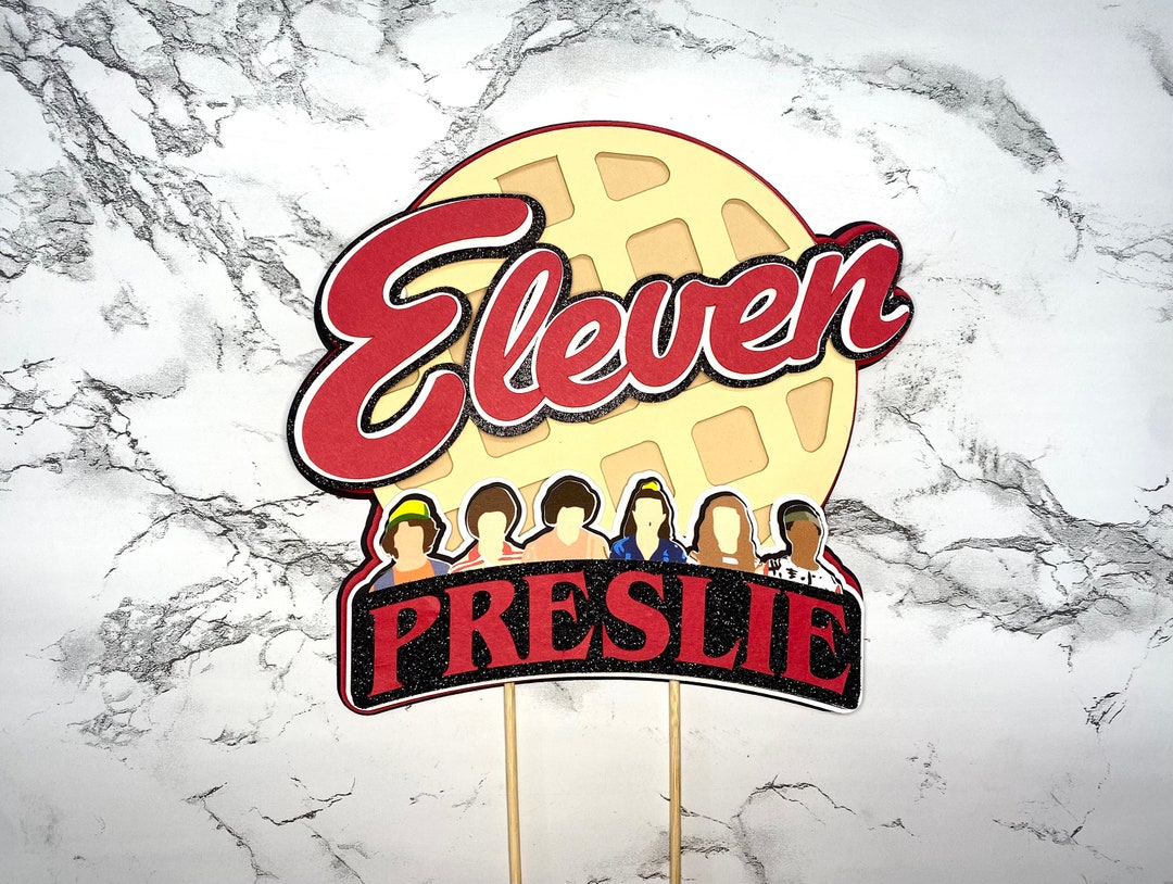 Eleven Cake Topper Eleven Party Decor Stranger Things Inspired Cake ...