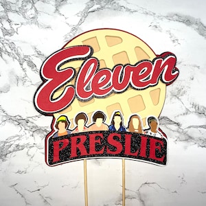 Eleven Cake Topper Eleven Party Decor Stranger Things Inspired Cake ...
