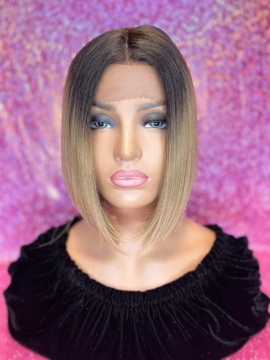 Lace Front Wig Full Lace Wig Custom Front Lace Wig Long Lace Wig Short ...