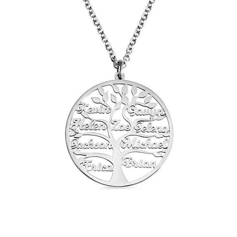 Personalized Family Tree Necklace Custom Family Name Jewelry Etsy personalized-family-tree-necklace-custom-family-name-jewelry-etsy