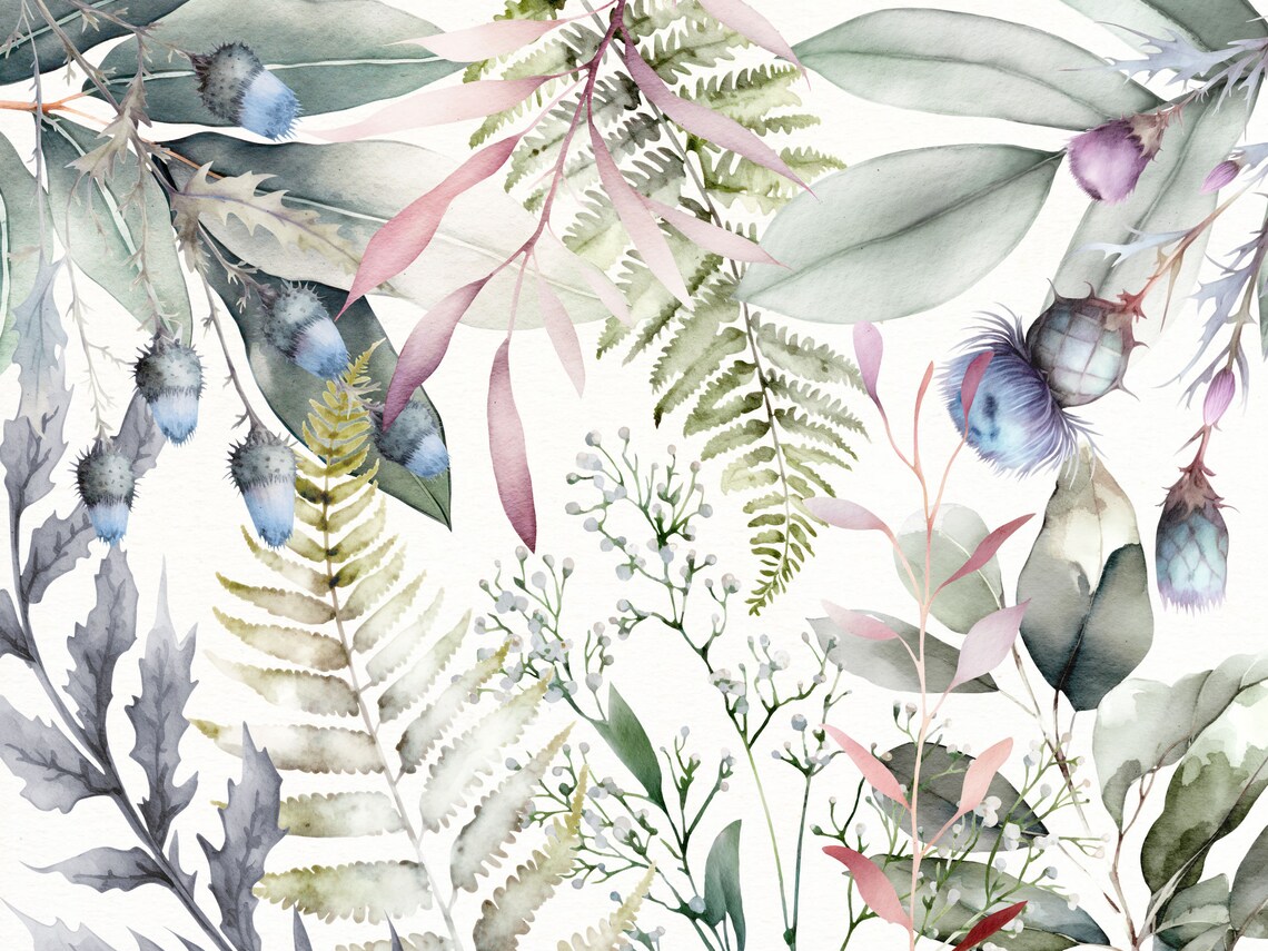 Watercolor Floral Clipart, Peonies Roses Hydrangea Clipart, Pink White ...