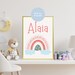 Alaia, Girl Name PRINTABLE Wall Art, Nursery Decor, Kids Room Decor ...