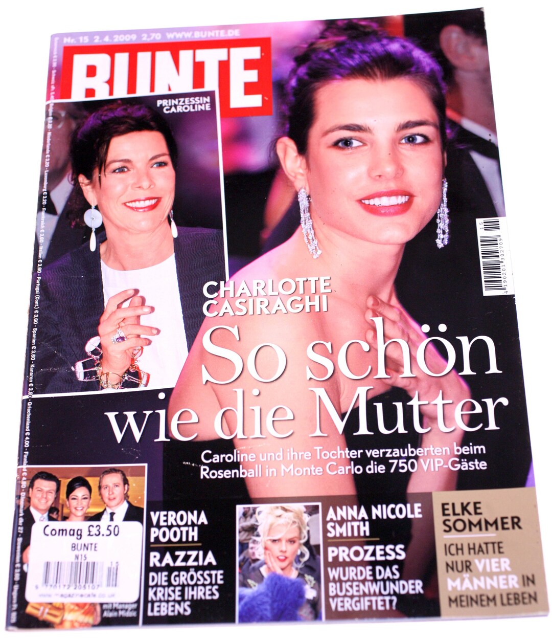 Bunte Magazine-no. 15-april 2nd 2009-new-german Issue-charlotte ...