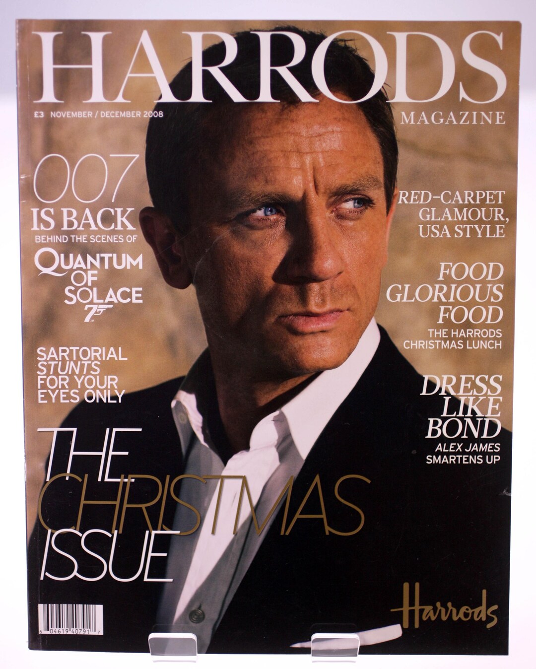 Harrods Magazine-november/december 2008-daniel Craig-the Christmas ...