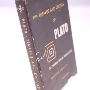 The Timaeus and Critias of Plato-english Hardback Book-published 1952 ...