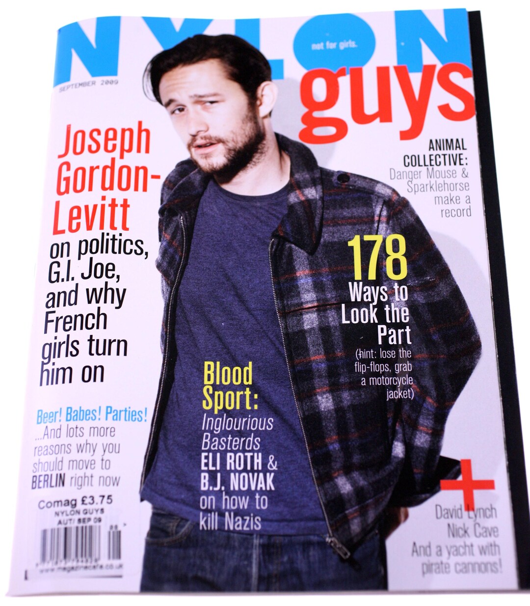 Nylon Guys Magazine-"not for Girls" Issue-joseph Gordon-levitt Cover ...