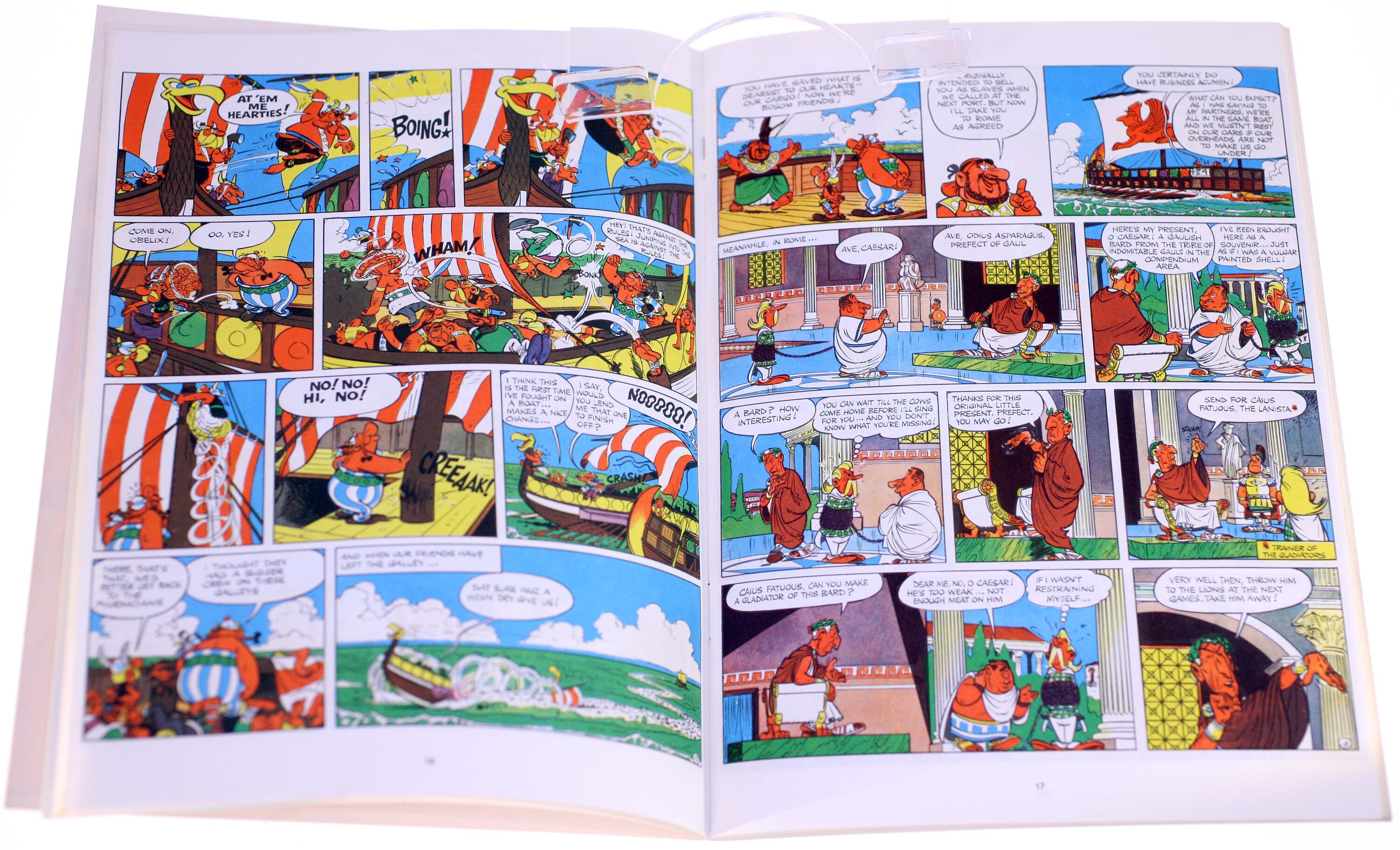 Asterix the Gladiator-english Version Comic Strip Paperback Book-published 1981 weight: 90g FREE ...