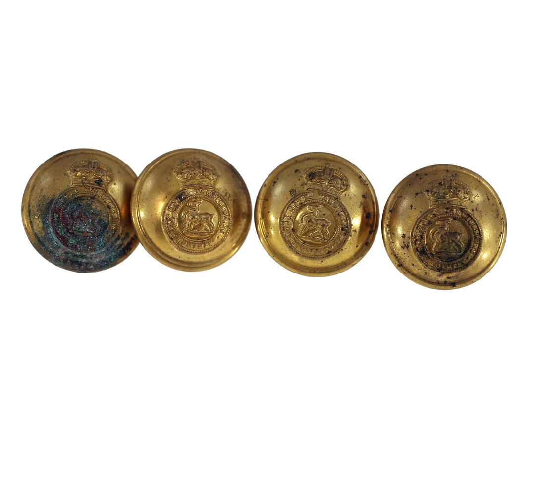 The Royal Warwickshire Regiment British Army Buttons Circa Wwi-combined ...