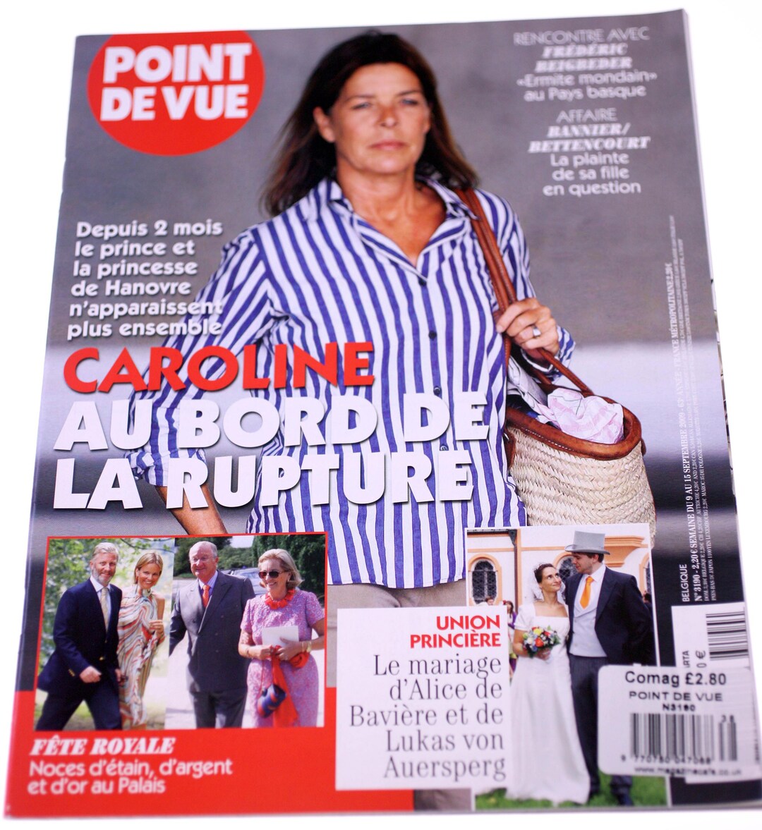 Point De Vue Magazine-september 9th 2009-new-french Edition-princess ...