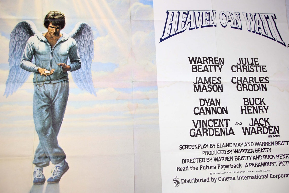 Movie Poster 'heaven Can Wait' Original 1978 Release With Warren Beatty ...