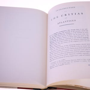 The Timaeus and Critias of Plato-english Hardback Book-published 1952 ...