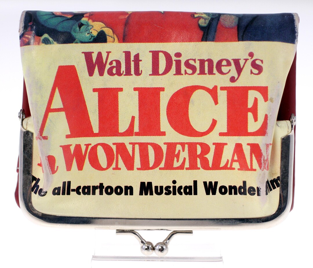 Alice in Wonderland-walt Disney Coin Purse-circa 1970s/80s (weight: 82g ...