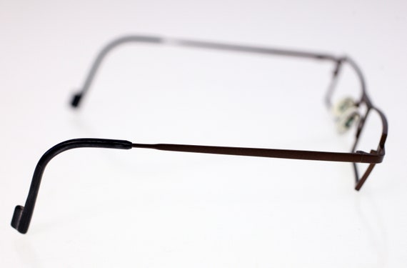 Theo Belgium XM 98 vintage eyeglasses brown metal fra… - Gem