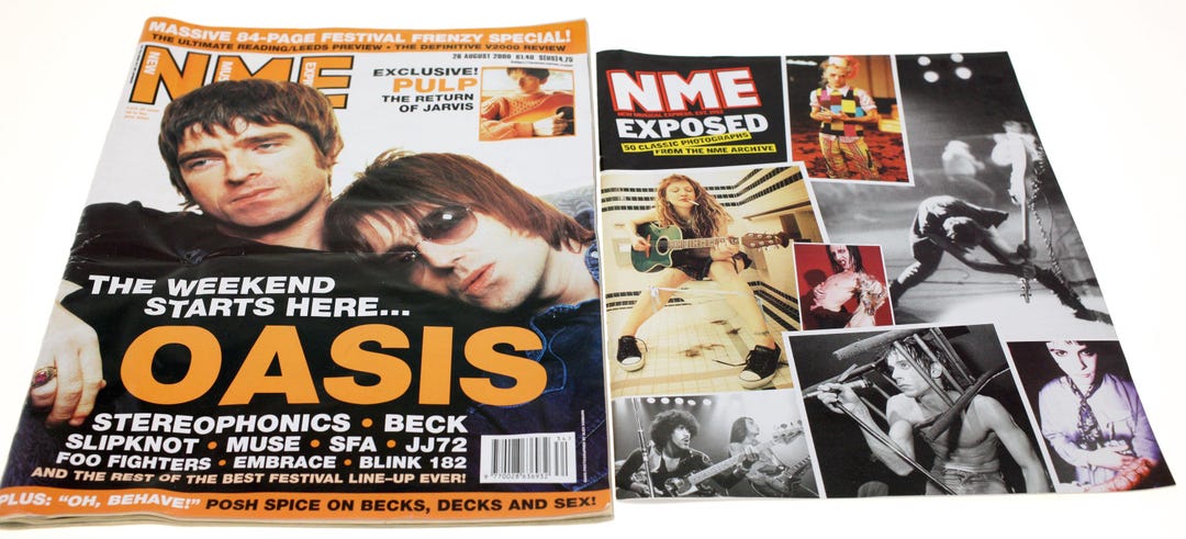 NME Vintage Music Magazines (new Musical Express)-26 Years Old-very ...