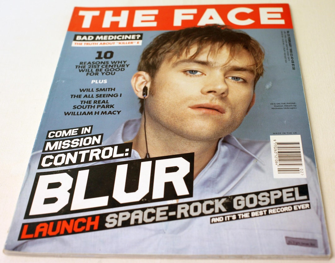 The Face Vintage Magazine No.25 February 1999 Damon Albarn Front Cover ...