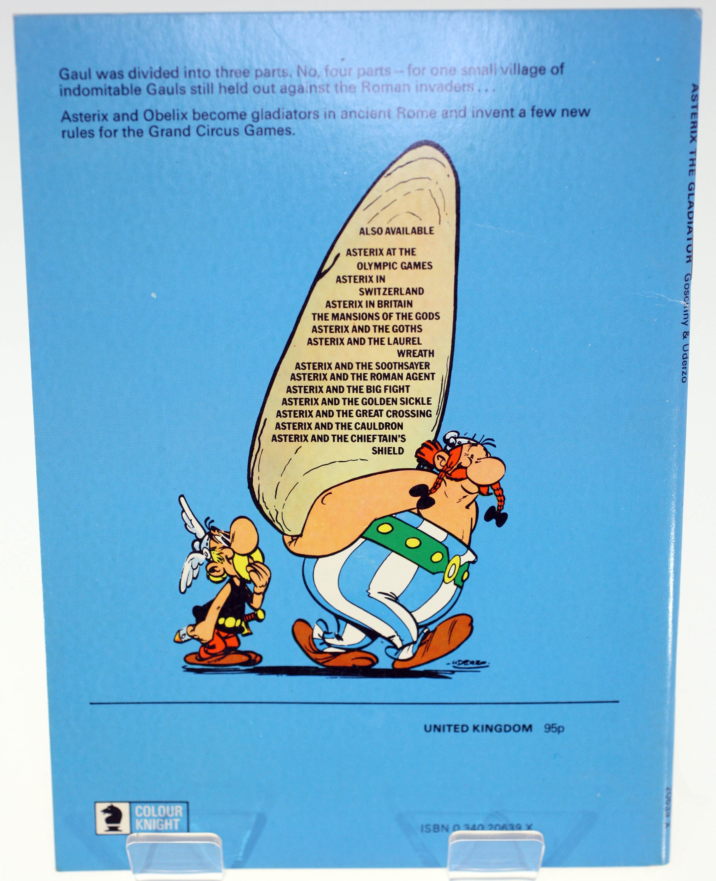 Asterix the Gladiator-english Version Comic Strip Paperback Book-published 1981 weight: 90g FREE ...
