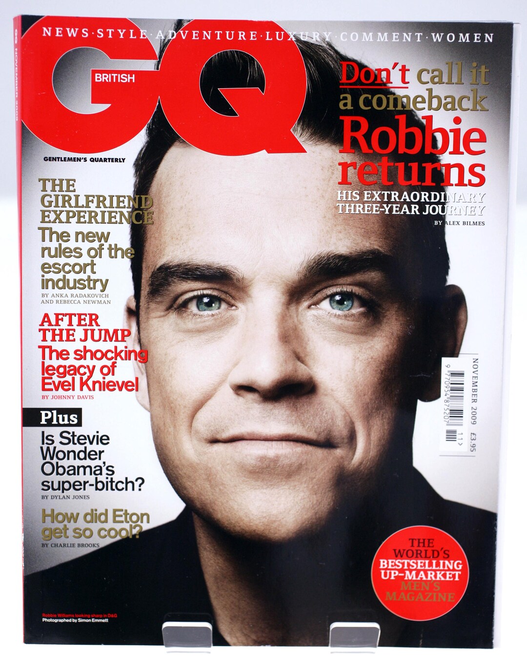 GQ Magazine-english Issue-november 2009-robbie Williams-weight 920g-new ...