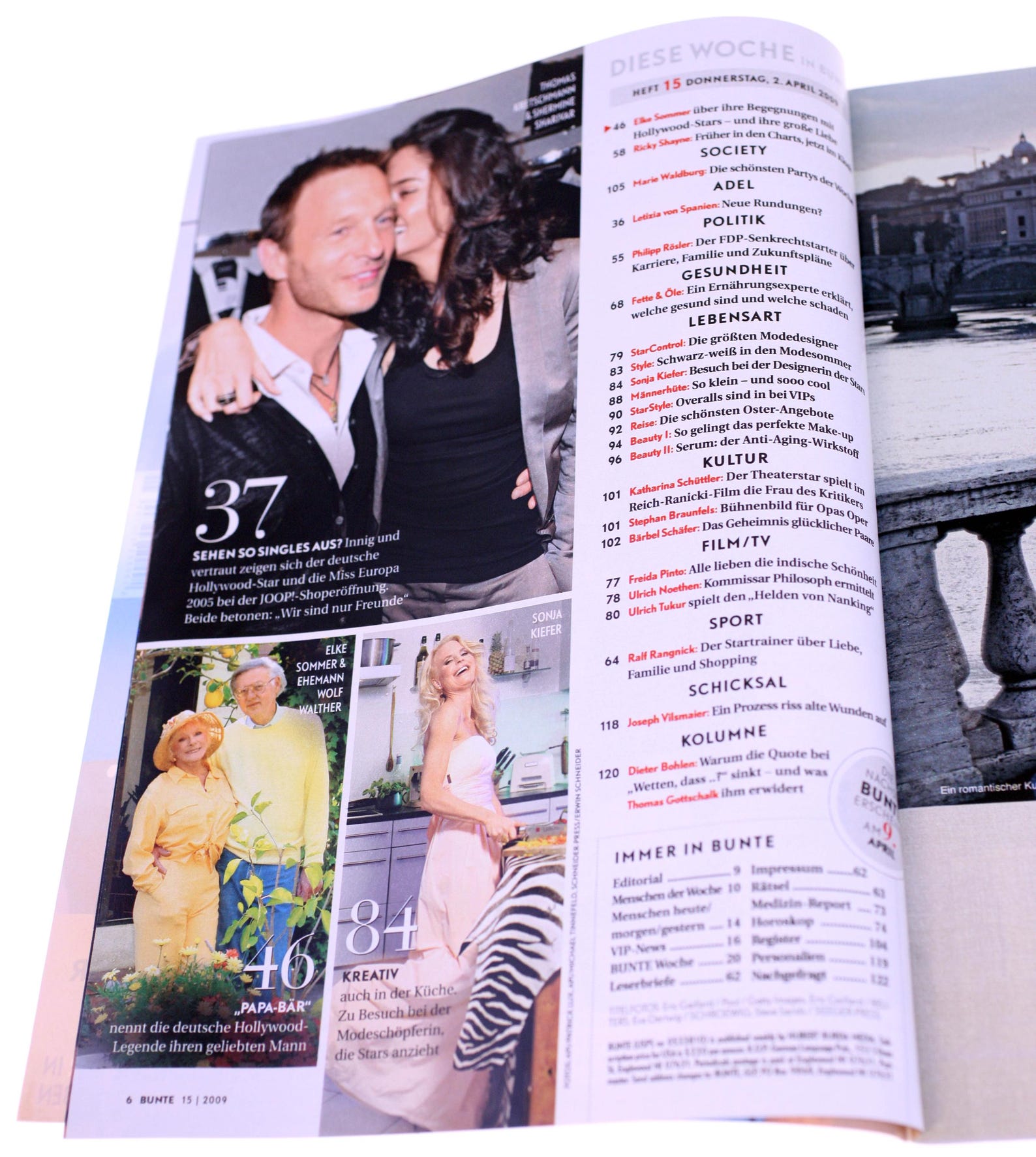 Bunte Magazine-no. 15-april 2nd 2009-new-german Issue-charlotte ...