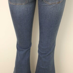 18th Amendment 'harlow' Ladies Vintage Blue Denim Flared Jeans-waist 24 ...