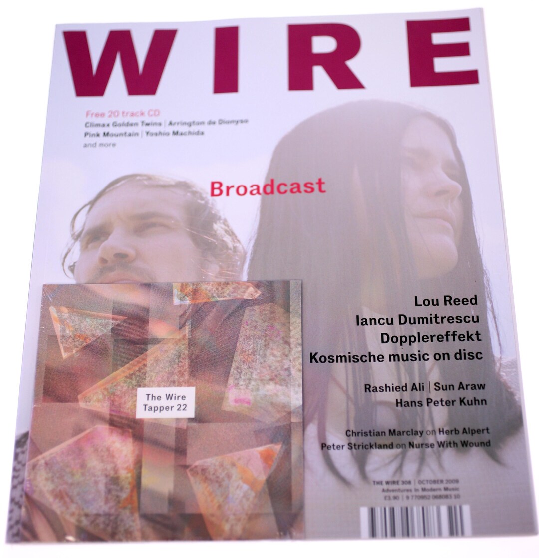 The Wire Magazine-no. 308-broadcast Front Cover Plus Tapper 22 Cd ...