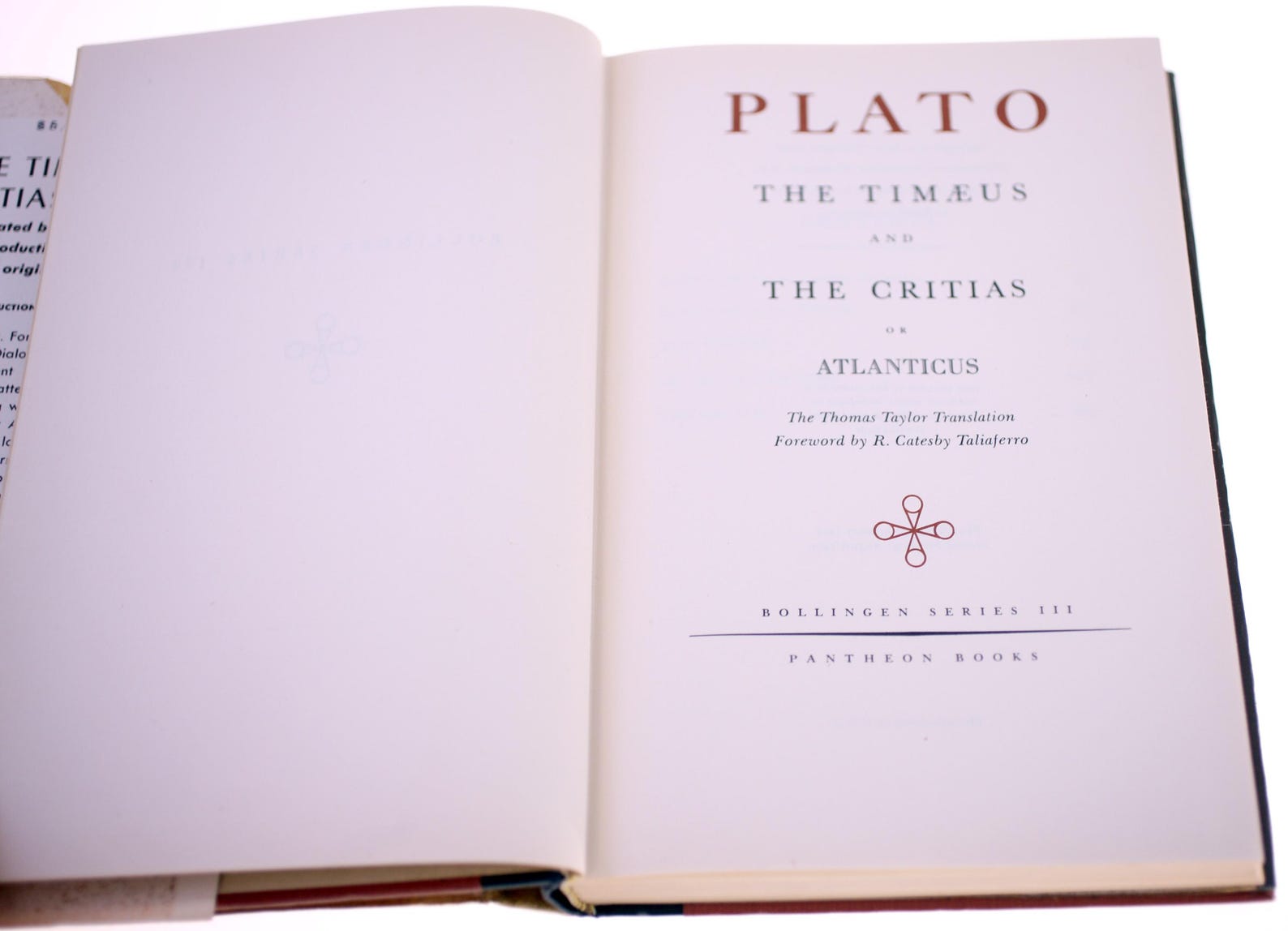 The Timaeus and Critias of Plato-english Hardback Book-published 1952 ...