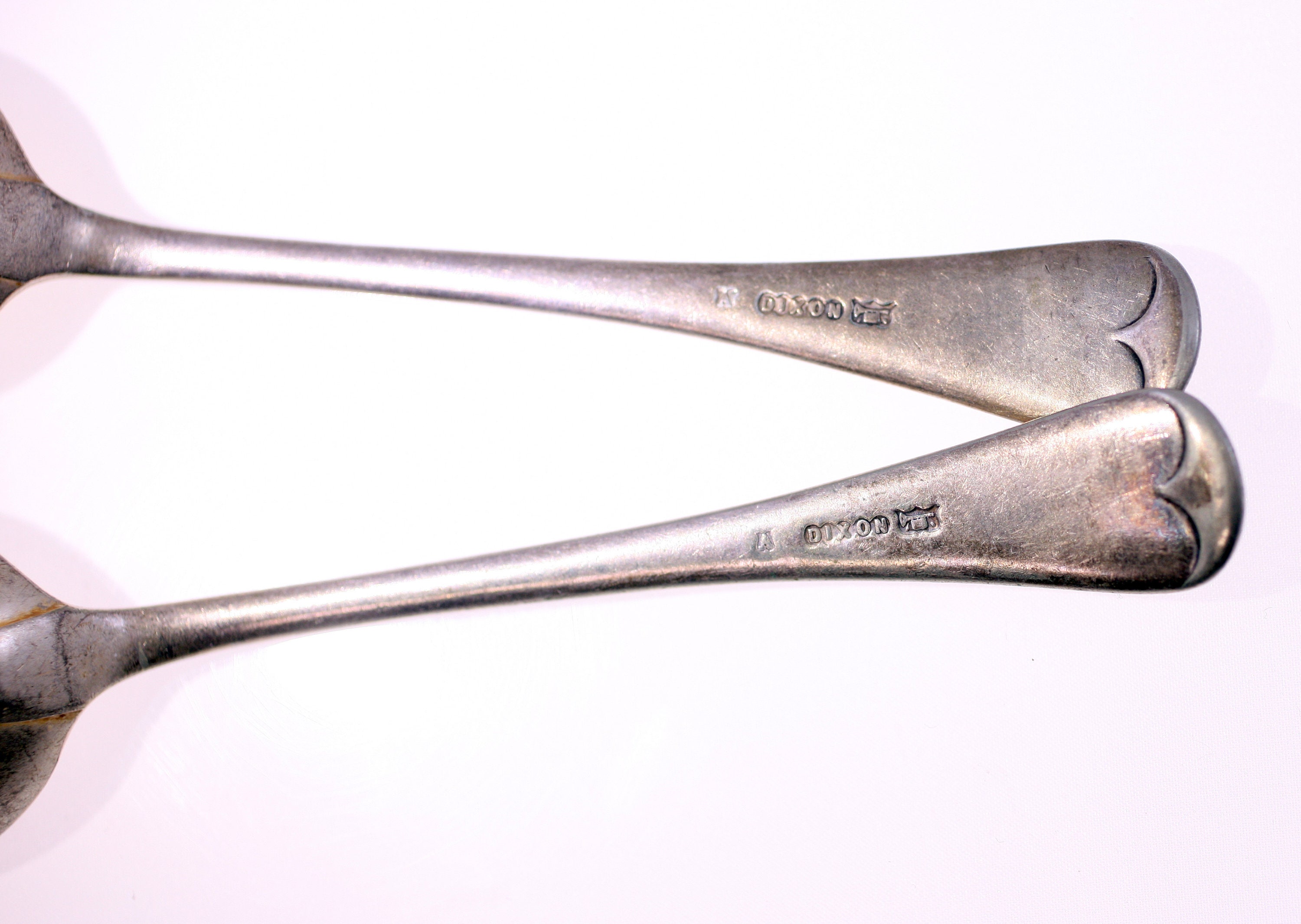 Dixon Antique Silver-plated Spoons From Great Britain Circa 1900s ...