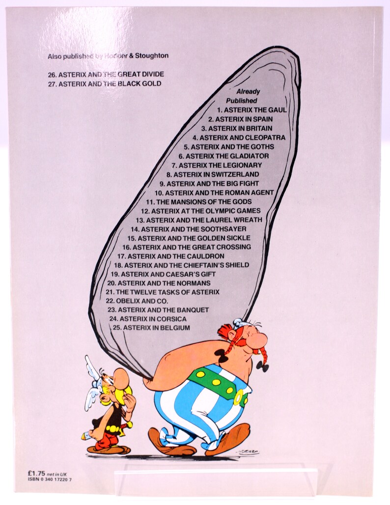 Asterix and Cleopatra - English Version Paperback Picture Book ...