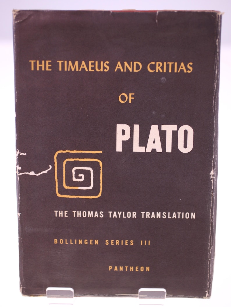 The Timaeus and Critias of Plato-english Hardback Book-published 1952 ...