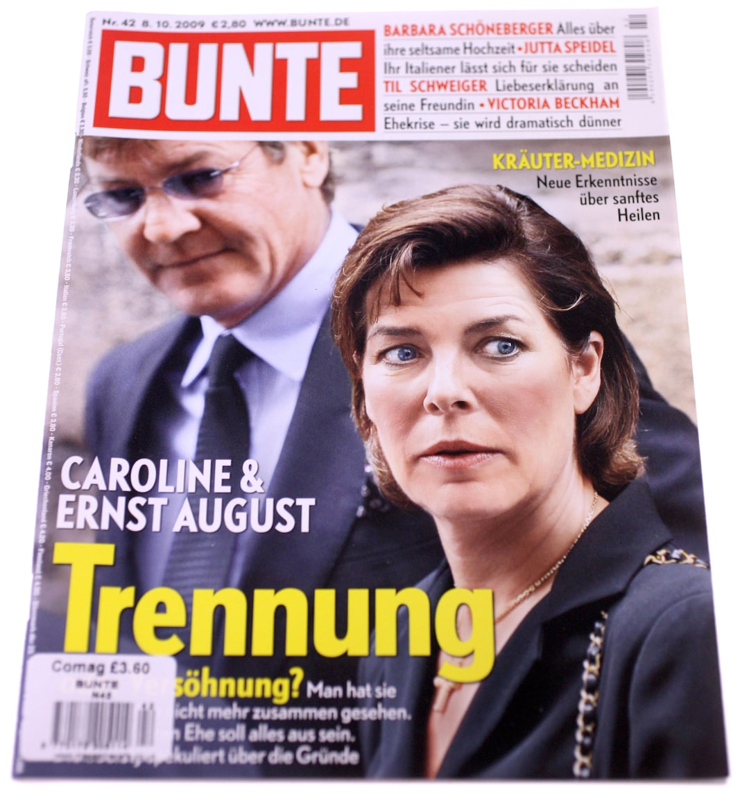 Bunte Magazine-no. 42-october 8th 2009-new-german Issue-princess ...