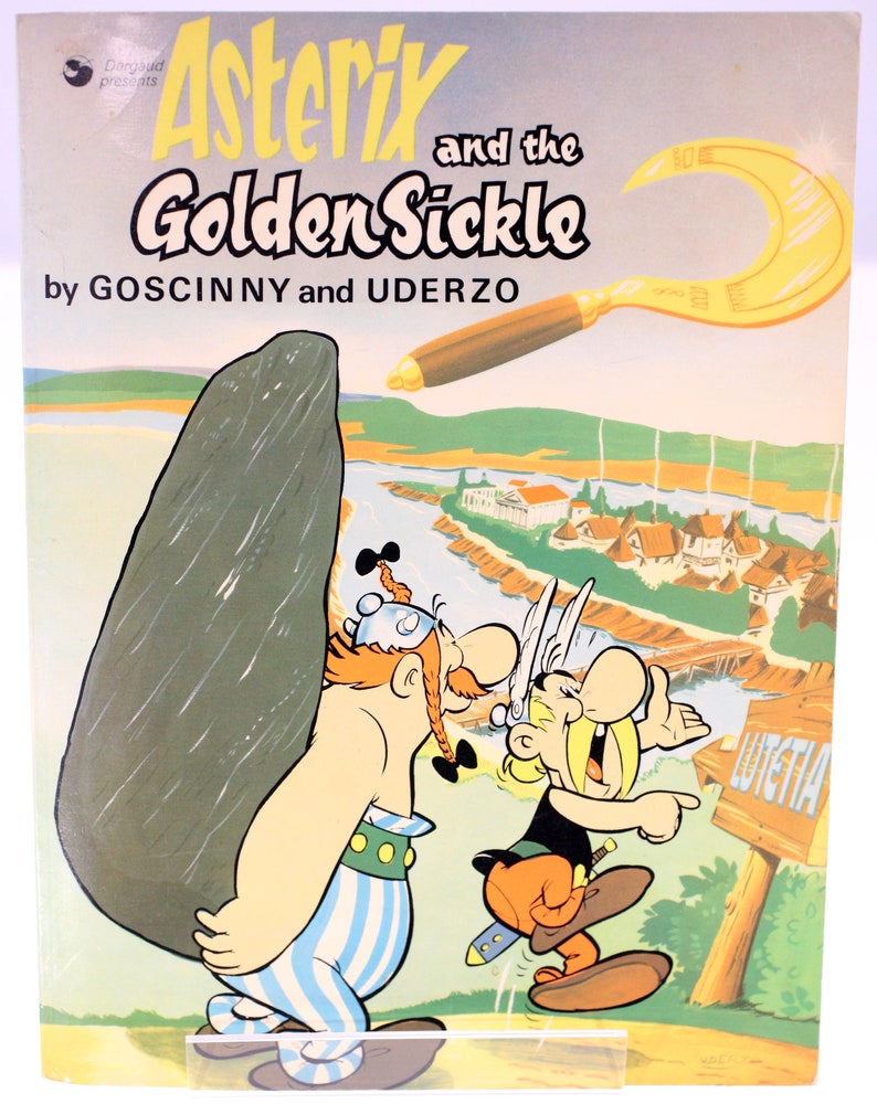 Asterix and the Golden Sickle English Version Picture - Etsy