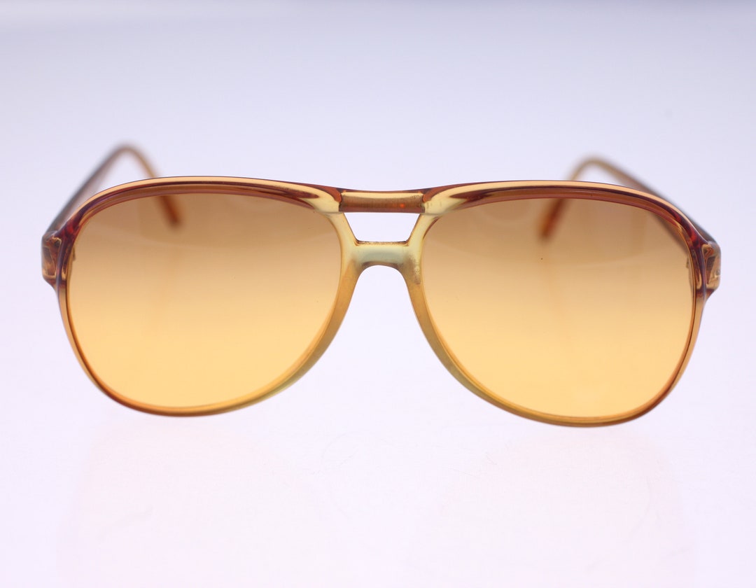 Maserati 470M Men's Vintage Oversized Orange/brown Sunglasses-circa ...