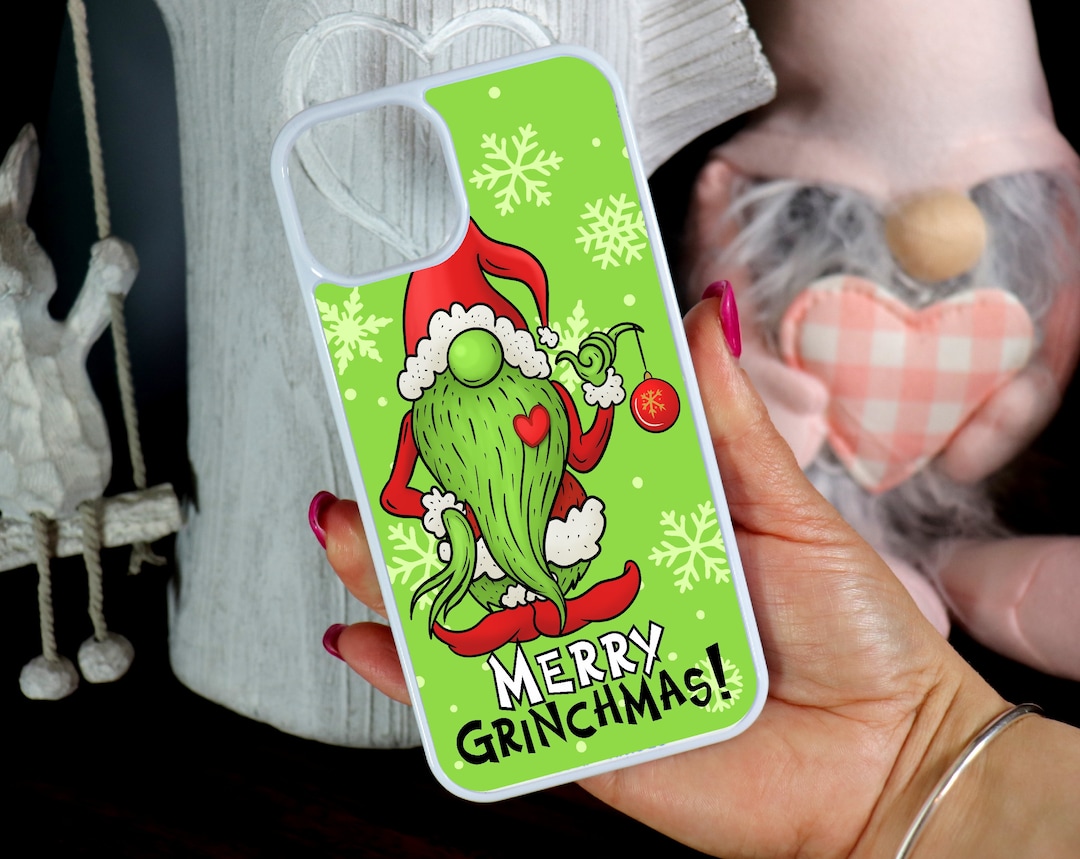 Handmade Funny Merry Grinchmas Gonk Gnome Mobile Phone Case - Etsy