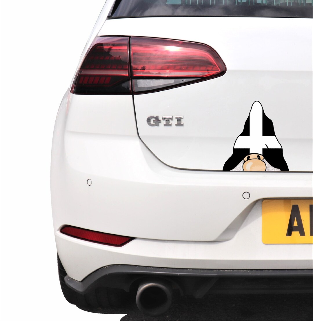 Handmade Cute Funny Gonk Gnome Peeper Peeking Wearing Cornwall Cornish ...