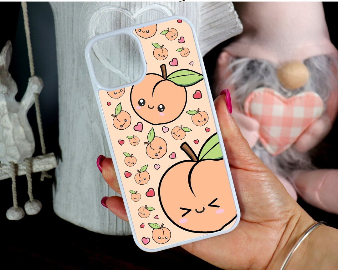 Handmade Cute Kawaii Peach Peaches Mobile Phone Case Fits - Etsy