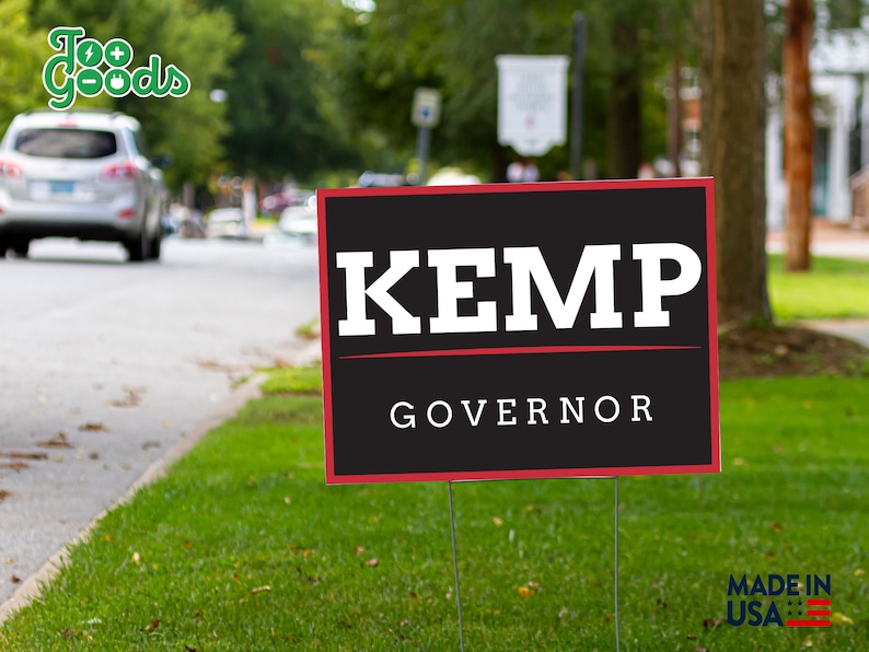 Brian Kemp for Governor Yard Sign Georgia Political Campaign - Etsy