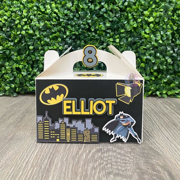 Superhero Favor Box - Etsy