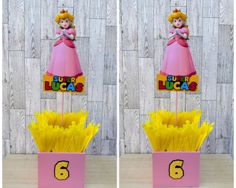 Princess Peach Yard Sign L Birthday Yard Sign L Princess Peach Birthday ...