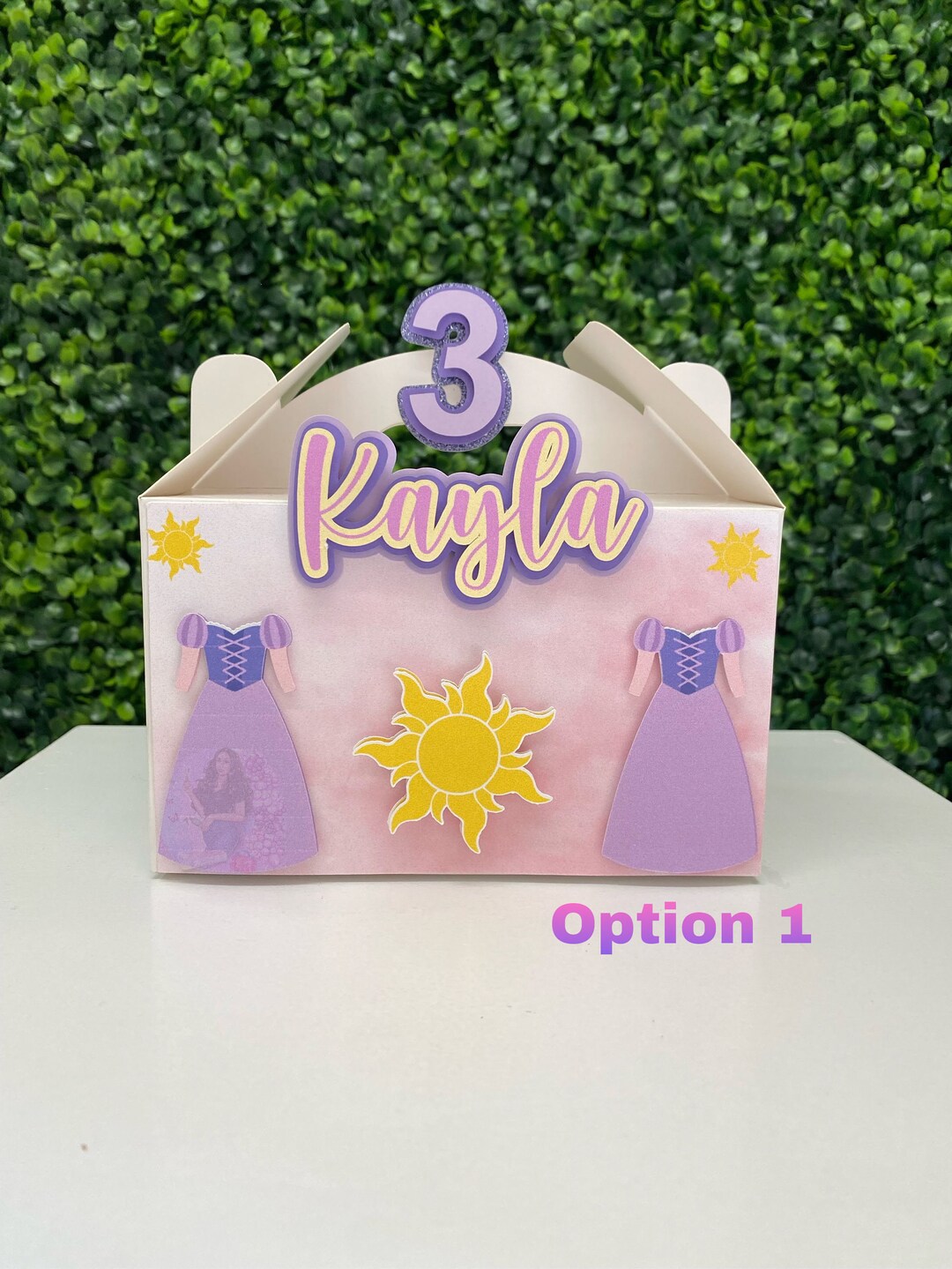 Rapunzel Favor Box Gable Box Tangled Treat Box - Etsy