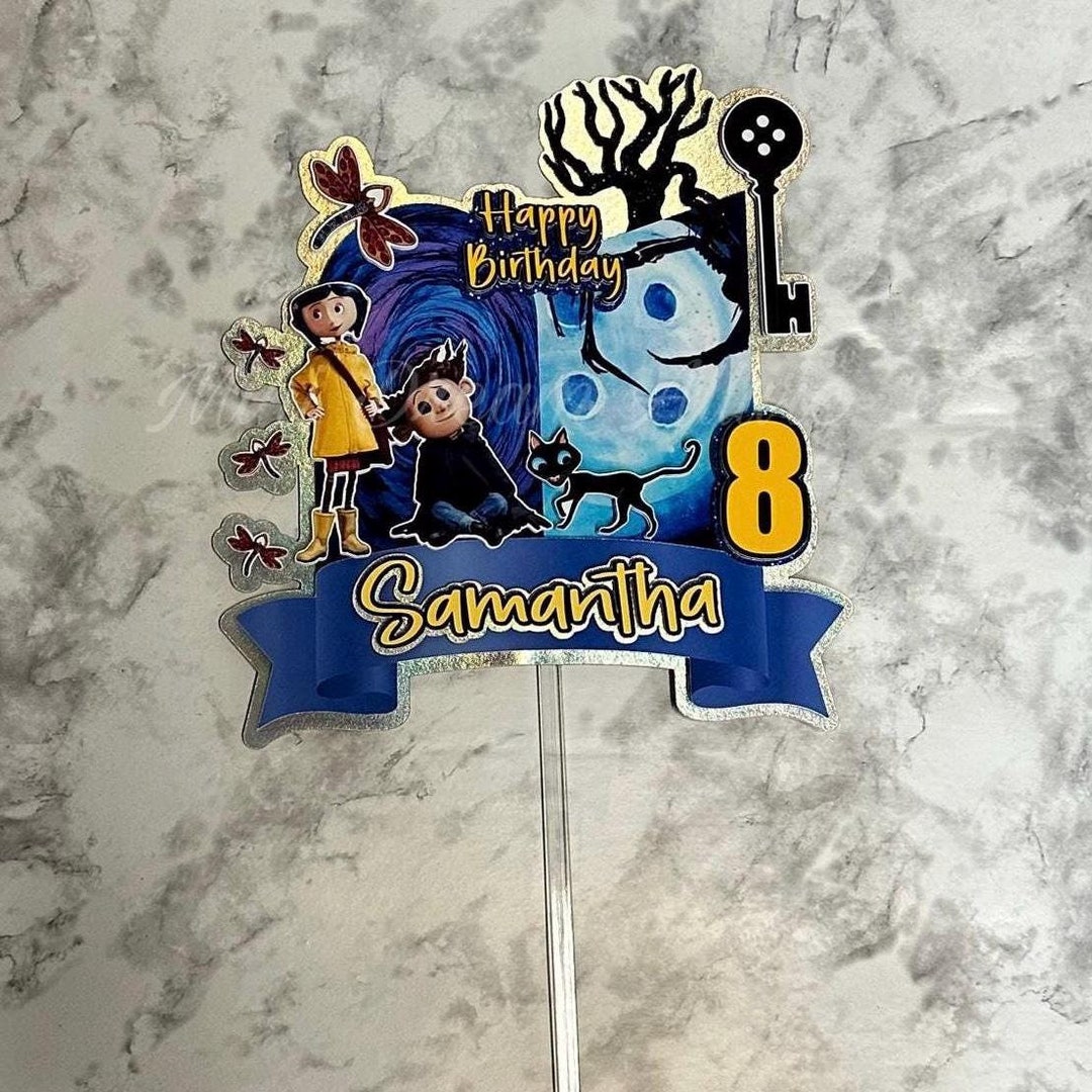 Coraline Cake Topper, Coraline Party Decorations, Coraline Birthday ...