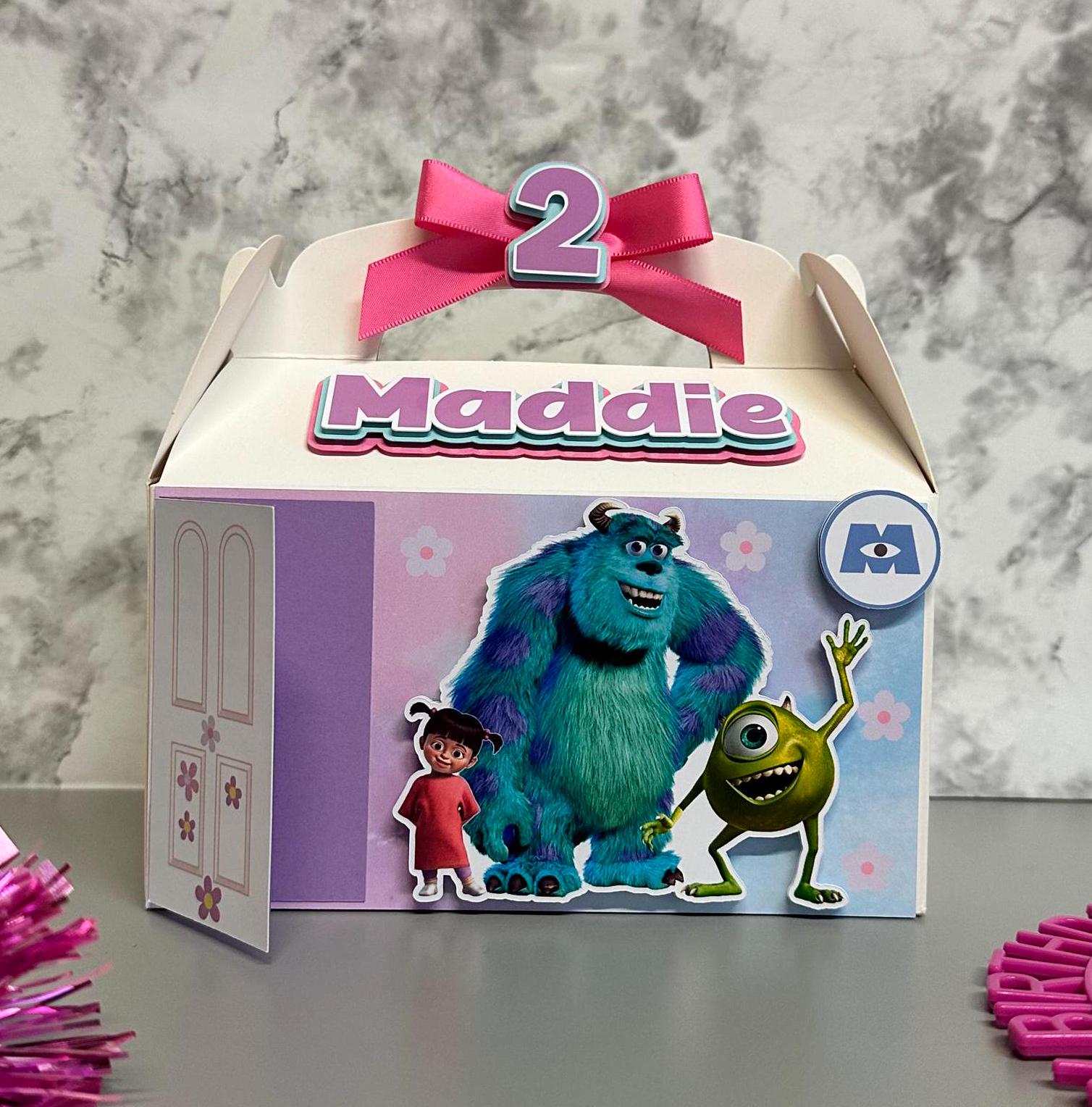 Monsters Treat Box, Wasowsk Gable Box, Birthday Favor Boxes Sulli Van ...