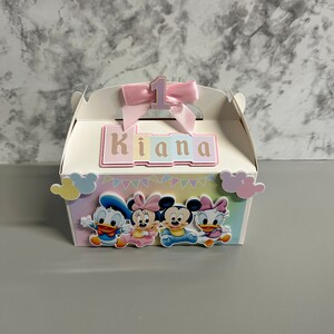 Minnie Treat Box, Mickey Mouse Favor Box, Happiest Place on Earth ...