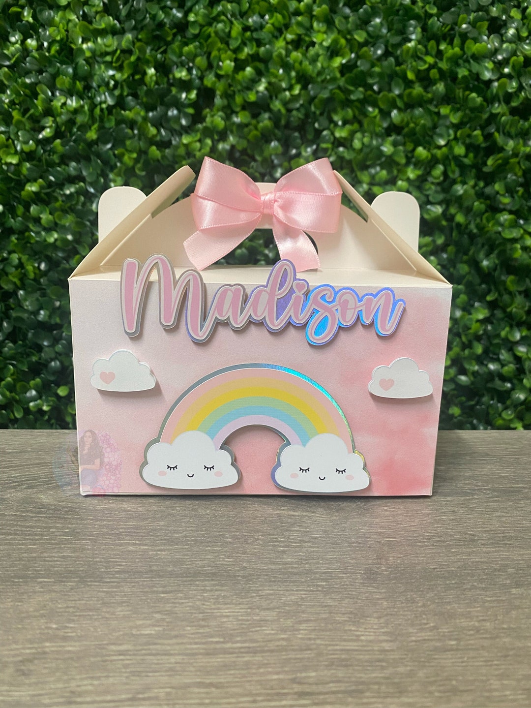 On Cloud 9 Treat Boxes, Cloud Gable Boxes, Rainbow Favor Bag, Cloud ...