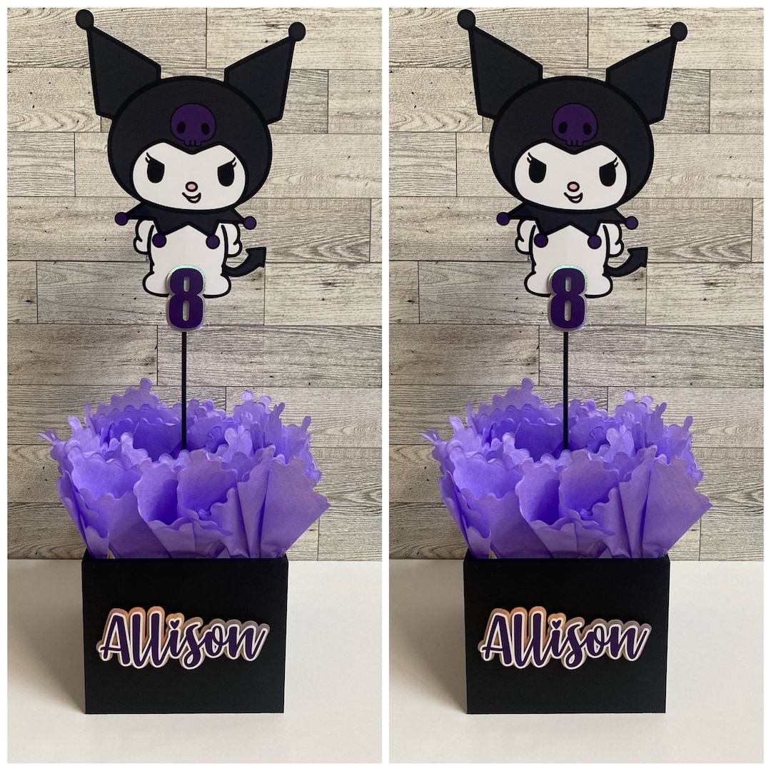 Kuromi Centerpiece Kuromi Party Decorations Kuromi Party - Etsy